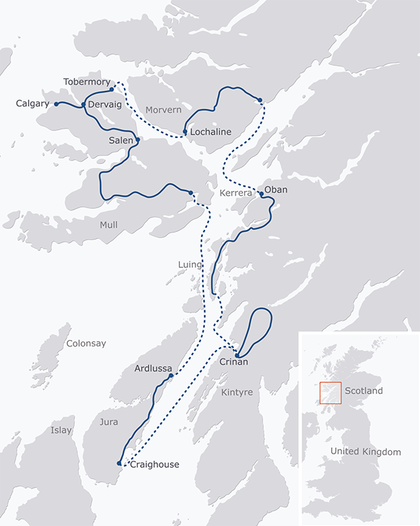 Scotland Bike and Boat Guided Bike Tour - Hooked on Cycling